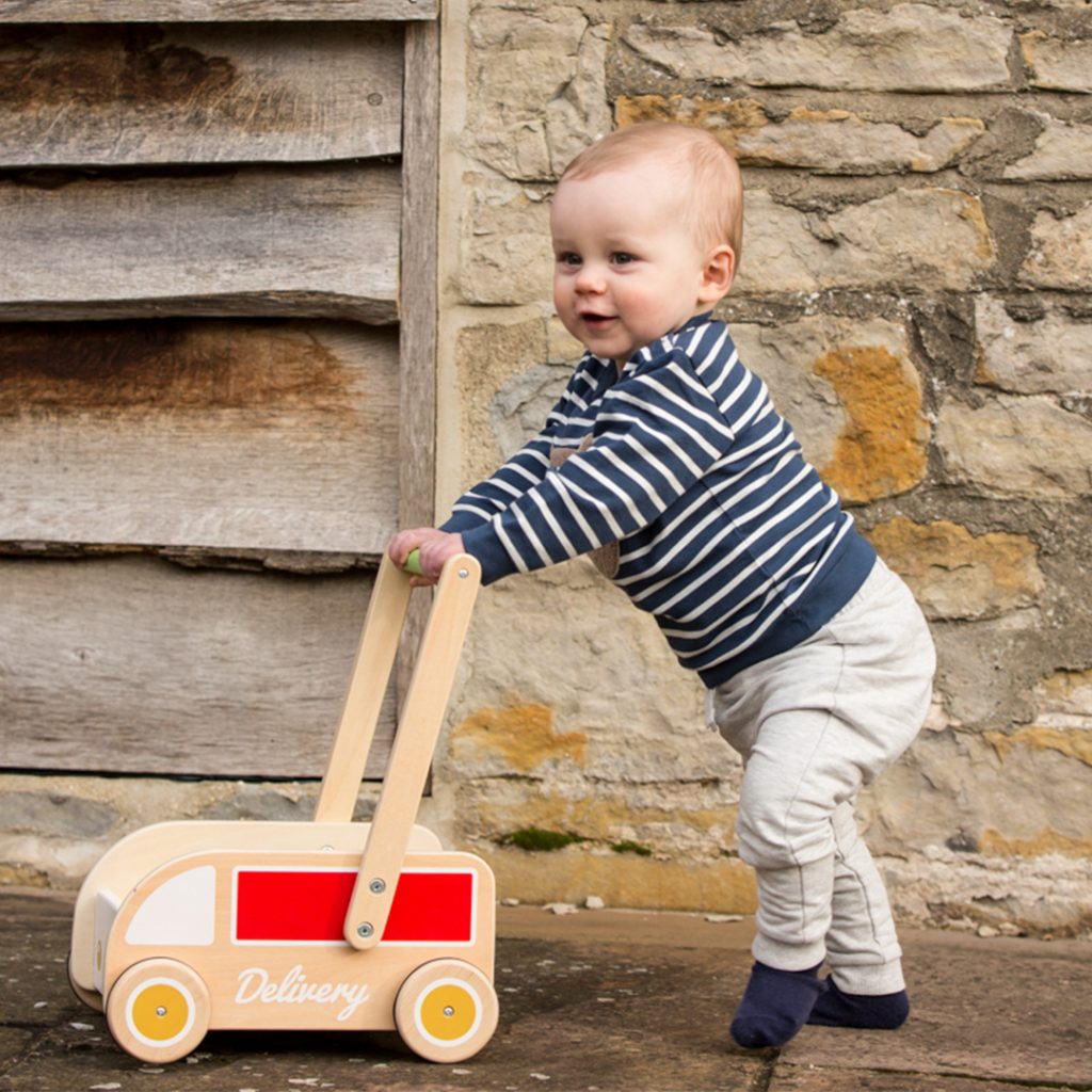 Classic World Baby Walker with Blocks | Hippychick