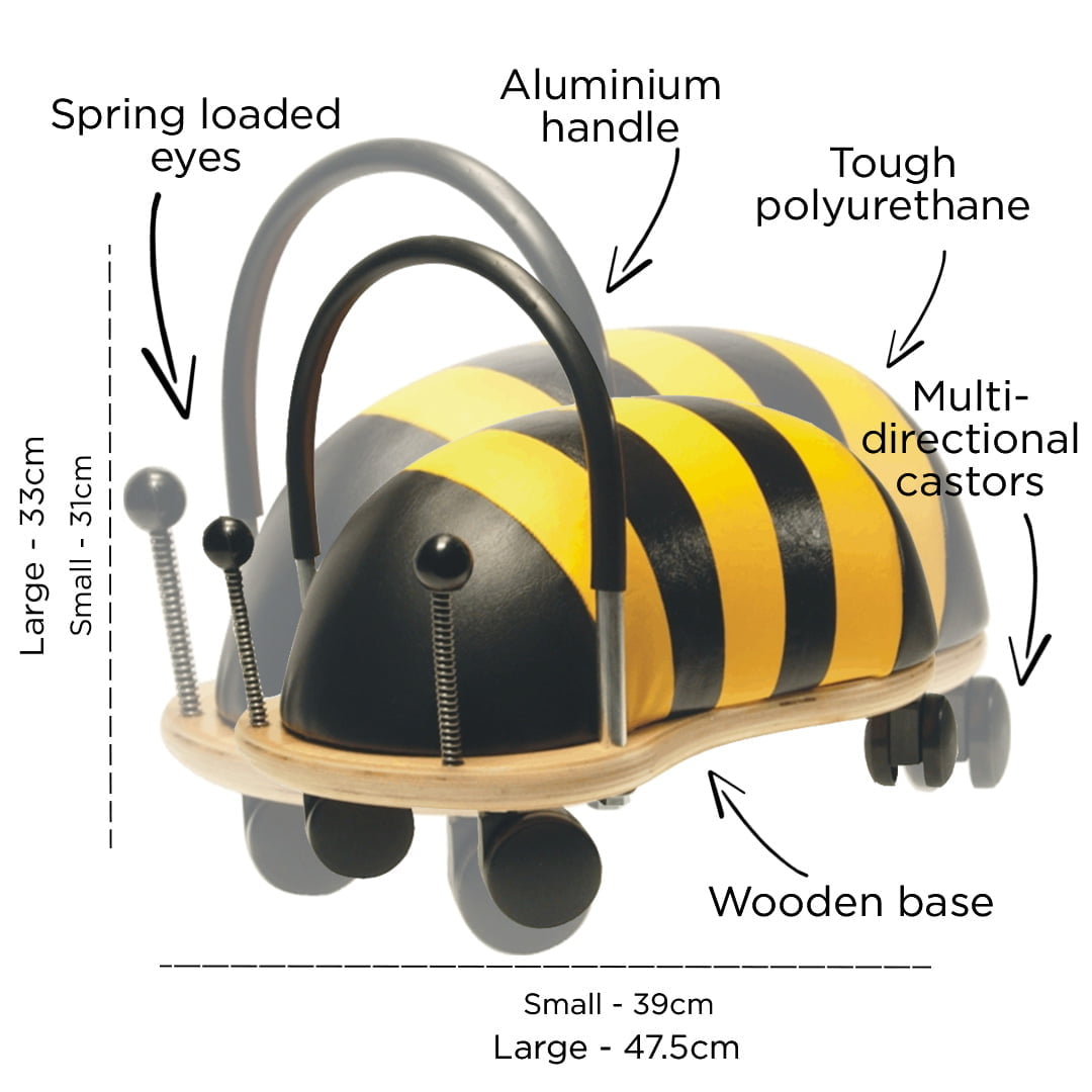 Wheelybug Ride On - Bee - Hippychick