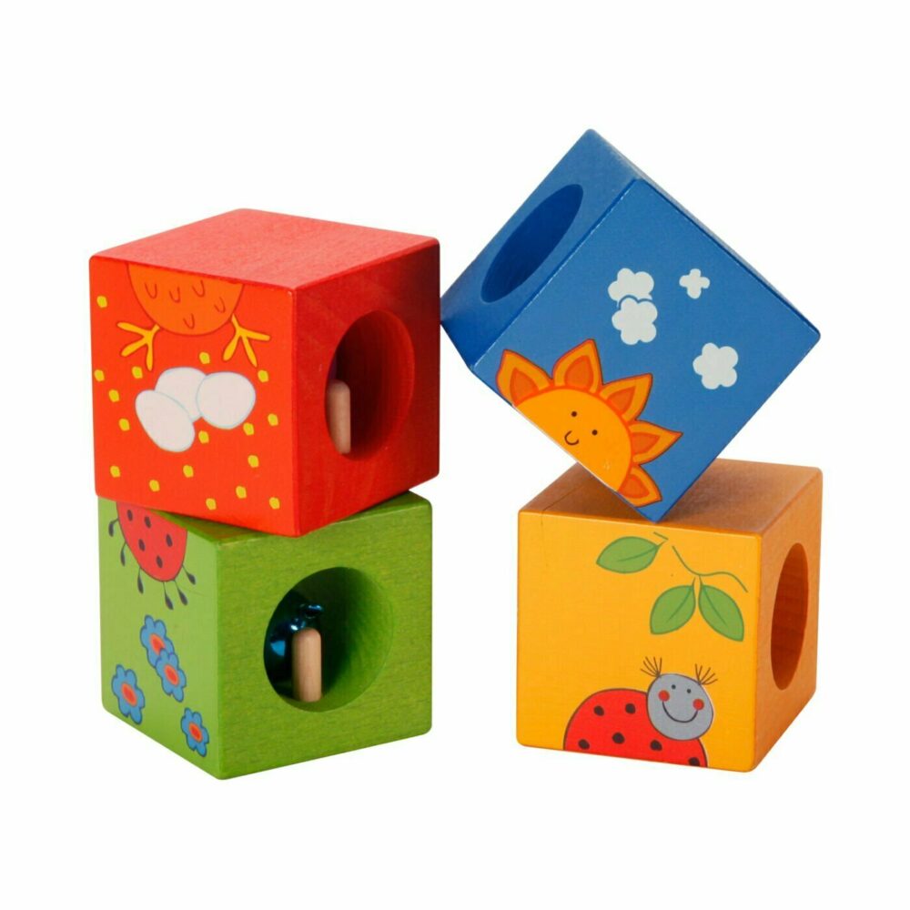 Classic World Discovery Cubes with Animal Puzzle - Hippychick