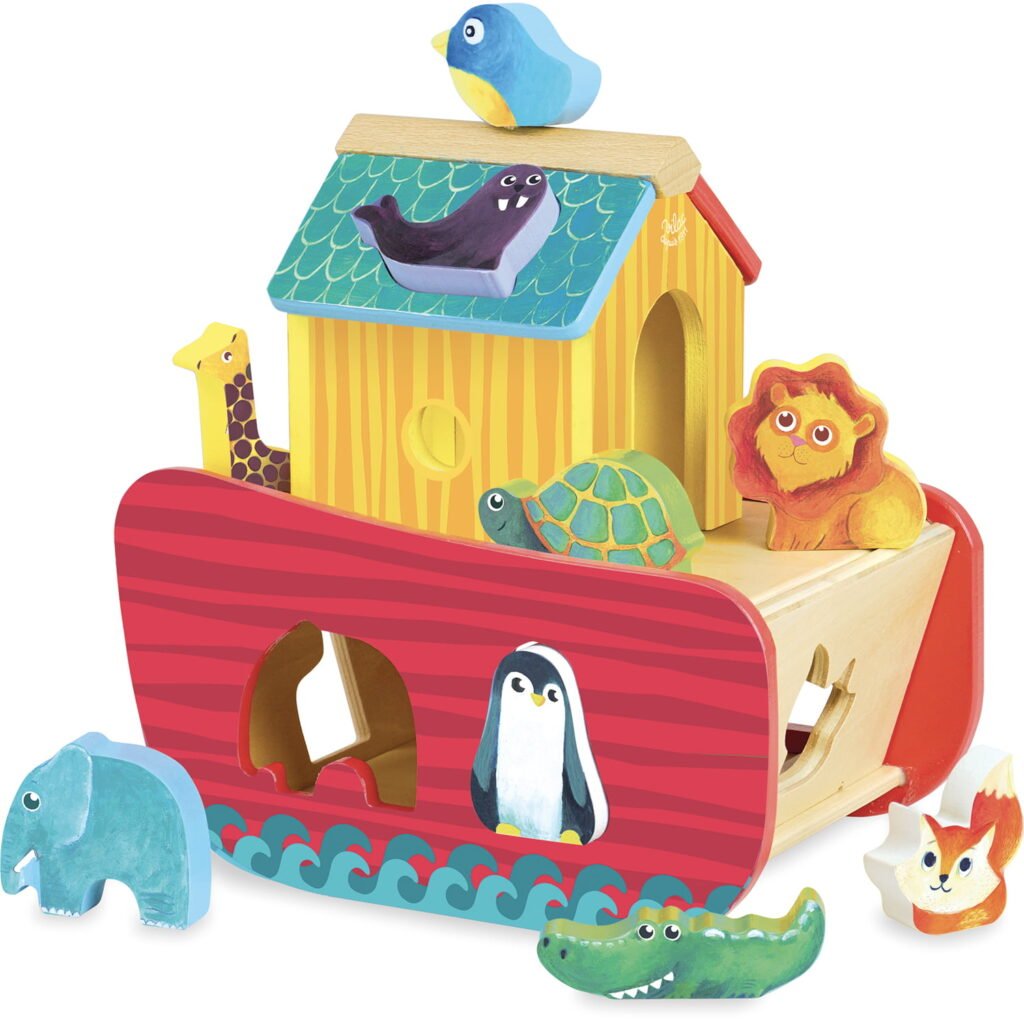 Vilac Animals Ark Shape Sorter - Hippychick