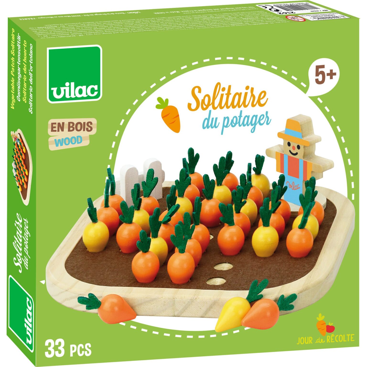 Vilac Vegetable Garden Solitaire - Hippychick